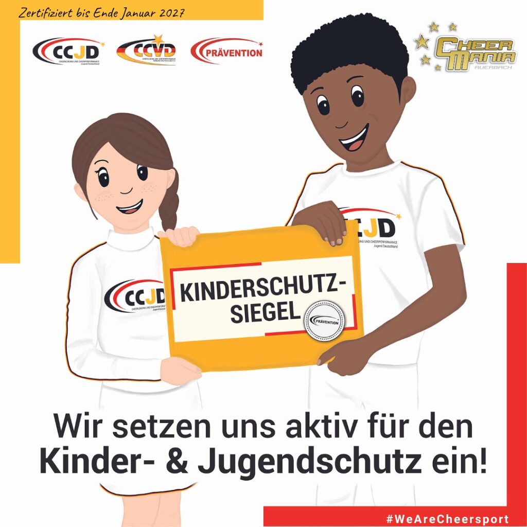 Prävention, Kinder- und Jugendschutz – Die offizielle Website des CVV CheerMANIA Auerbach e.V.